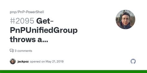 Get Pnpunifiedgroup Throws A Nullreferenceexception When Connecting With Appid · Issue 2095