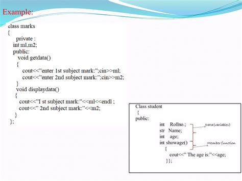 class and object in c pptx