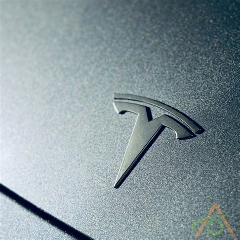 Satin Black Logo Emblems For Tesla Model 3 And Y