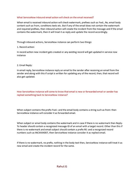 Inbound Email Action Script Pdf Software Computing