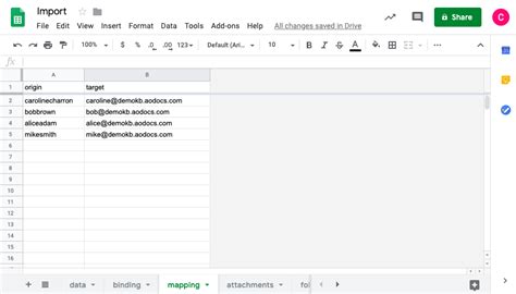 The Migration Spreadsheet Aodocs Knowledge Base