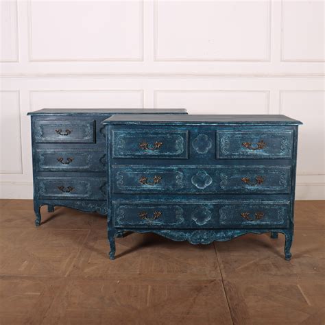 Pair Of Swedish Painted Commodes For Sale At 1stdibs