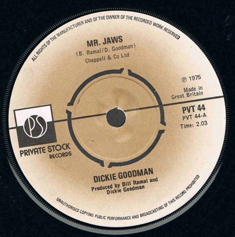 Dickie Goodman Mr Jaws 1975 Vinyl Discogs