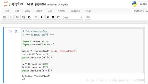 Windows环境下安装tensorflow并在jupyter Notebook上使用windows Anaconda安装tensorflowjupyter调用 Csdn博客