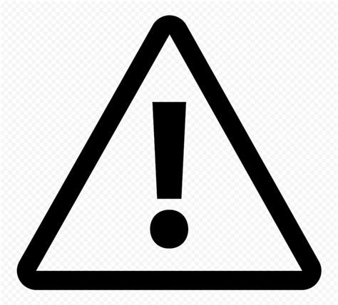 Caution Exclamation Mark Warning Black Sign Icon Citypng