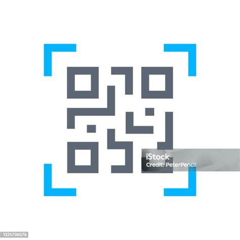 Qr 코드 스캔 레이블입니다 Qr 코드 아이콘을 스캔합니다 벡터 그림입니다 로고에 대한 스톡 벡터 아트 및 기타 이미지 로고 휴대용 통신 기기 휴대전화 Istock