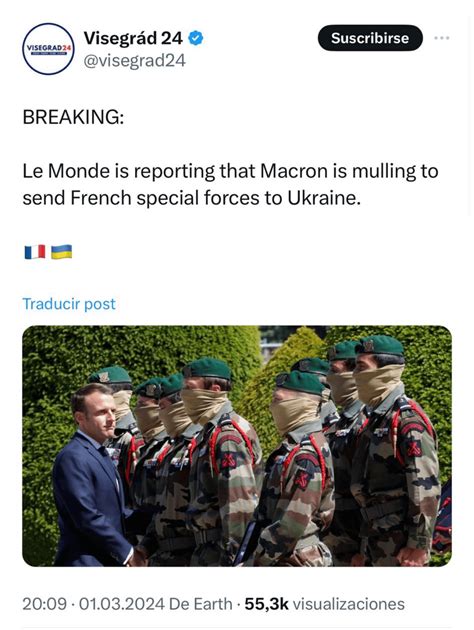 France Macron Sending Troops To Ukraine Rdestiny