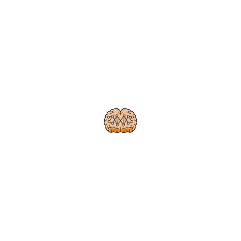 Neural Connectivity Neuroscience Neurology Color Icon Illustration