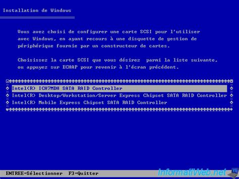 Install Windows XP On A SATA Hard Disk Windows Tutorials InformatiWeb