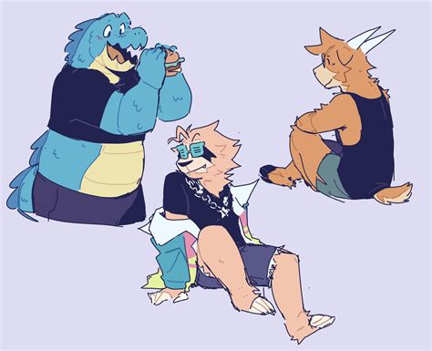 Chervils Chomics — Duncan And Eddie Characters At Different Ages