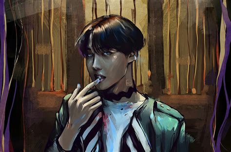 Jhope Fake Love Bts Fanart Fan Art J Hope Fanart
