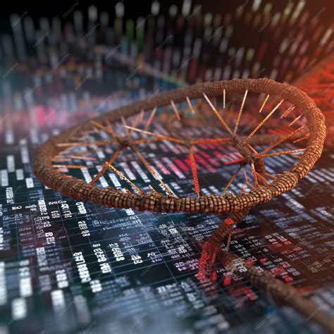 Premium Ai Image Dna With Random Famous Mathematical Equations As A