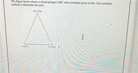 Solved The Figure Below Shows A Closed Polygon ABC With Chegg