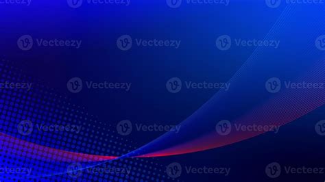 Modern Abstract Wave Curve Background Design With Halftone Dark Blue