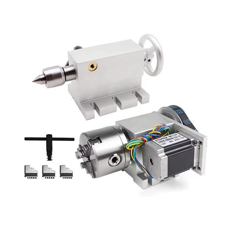 Buy CNC Rotary Axis 4th Axis With 3 Jaw Chuck CNCTOPBAOS K11 80mm Hollow Shaft Dividing Head