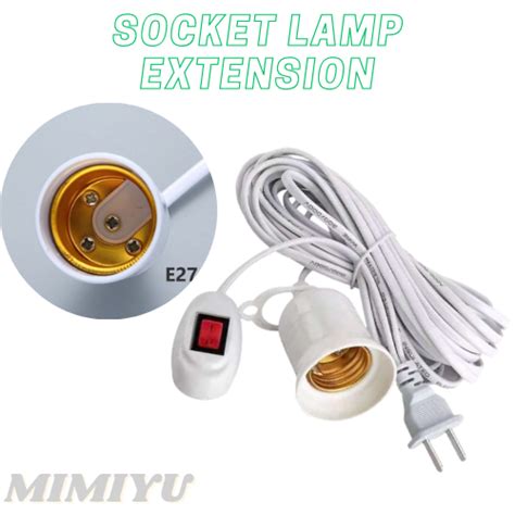 Extension Socket With Lamp Lamp Bulb Socket Extension Hanging Extension Cord Lamp Head