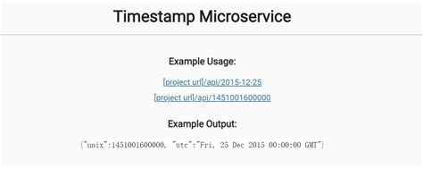 Github Iqygodapi Timestampmicroservice Freecodecamp Back End And Api Project