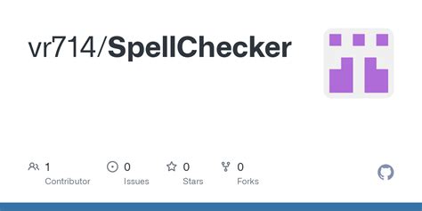 github vr714 spellchecker