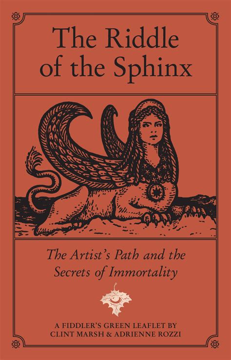 The Riddle Of The Sphinx — The Occult Library The Riddle Of The Sphinx — The Occult Library