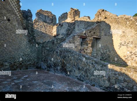 A View Of Rough Ruins With Detail Of The Messy Uneven Stone Rock