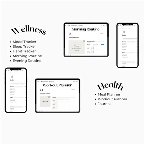 Notion Life Planner Notion Template Life Plannerall In One Notion