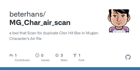 GitHub Beterhans MG Char Air Scan A Tool That Scan For Dupicate Clsn