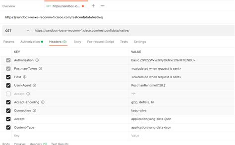 Cant Connect To Devnet Sandbox With Restconf Error 502 Cisco Community