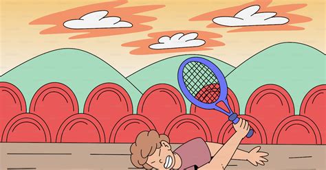 라켓으로 테니스 공을 치는 여자 벡터 Unsplash의 그림 이미지