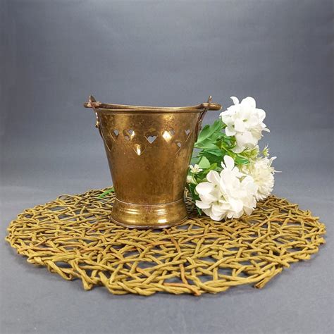 Brass Bucket Etsy