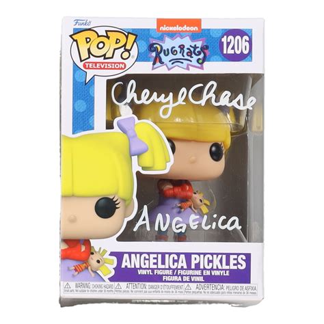 Cheryl Chase Signed Rugrats Angelica Pickles Funko Pop Vinyl Figure Inscribed Angelica