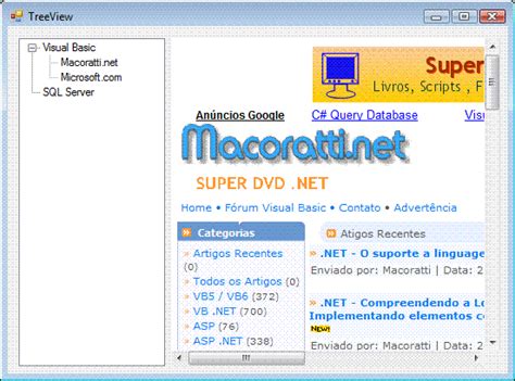 C Usando O Controle TreeView