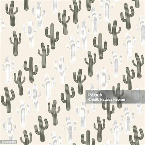 매끄러운 패턴 벡터 여름 선인장 에 사막 패션 패브릭 및 모든 인쇄 0명에 대한 스톡 벡터 아트 및 기타 이미지 0명 고풍스런 낙서 드로잉 Istock