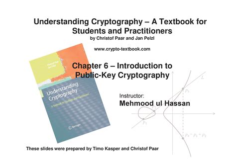 Cryptography Chptr Intro To Public Key Understanding Cryptography A Textbook For Babes