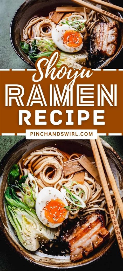 Quick Shoyu Ramen Recipe A Delicious Japanese Soup Ramen Recipes