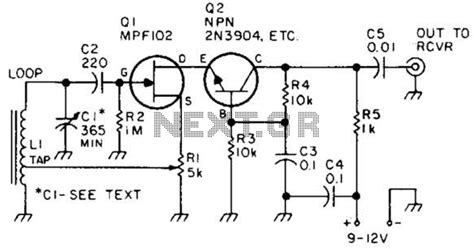 Loop Antenna Preamplifier Circuit Under Loop Antennas 14558 Next Gr