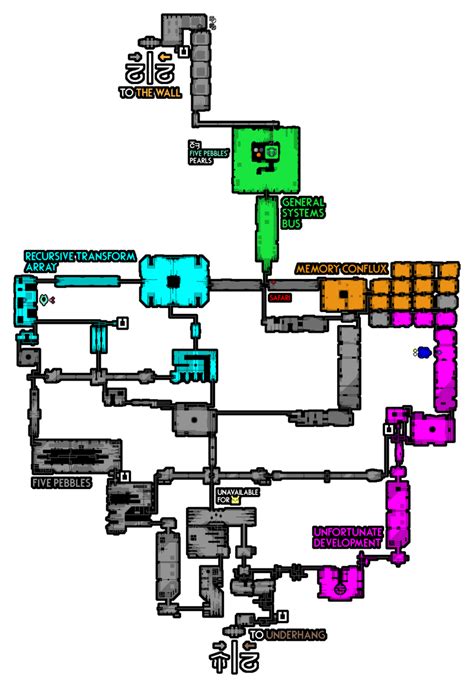 Filefive Pebbles Map Downpourpng Official Rain World Wiki
