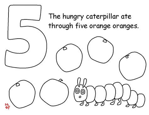 Very Hungry Caterpillar Coloring Pages Coloring Home