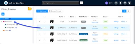 Moving Printers To Another Folder