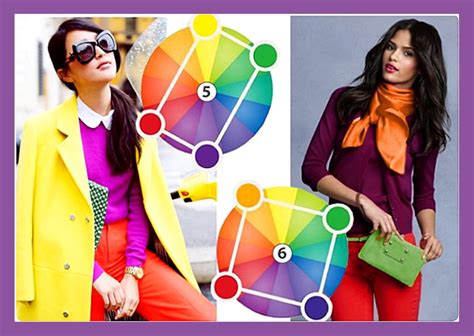 Комплементарное сочетание цветов в одежде 97 фото