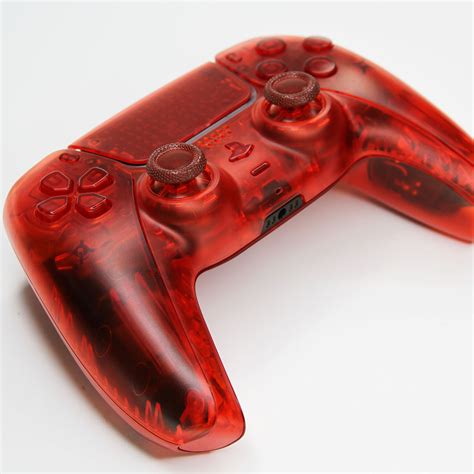 Clear Red Playstation 5 Ps5 Dualsense™ Controller Killscreen