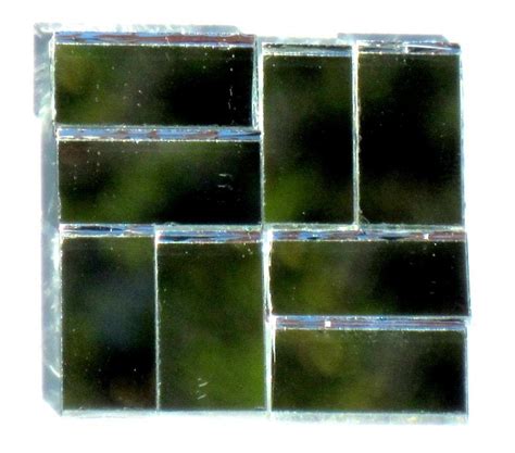 Mosaic Mirror Tiles Perfect Rectangle Subway By Gamiandglass