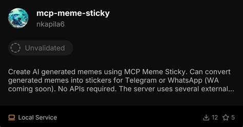 Mcp Meme Sticky MCP Servers LobeHub