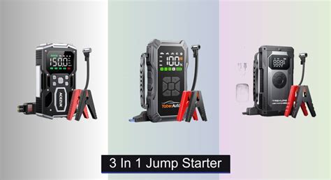 7 Best 3 In 1 Jump Starters Of 2025