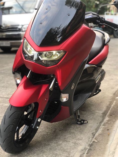 2021 Nmax Abs Matte Red Motorbikes Motorbikes For Sale On Carousell