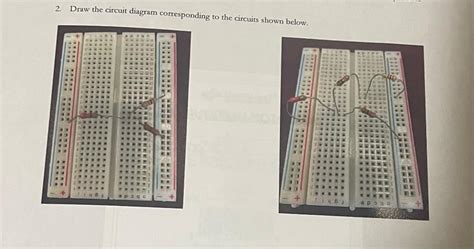 Solved 2 Draw The Circuit Diagram Corresponding To The