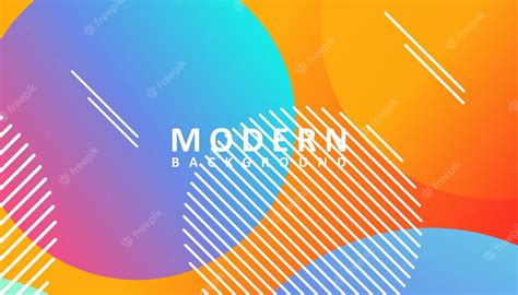 Premium Vector Abstract Modern Colorful Gradient Background Design