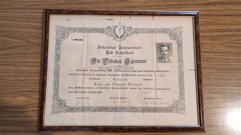 Старинни докоменти Диплома за бизнес абабет Тодор углу Александър Калугерал Антиквариа
