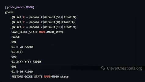 Klipper Macros The Best G Code Macro Picks To Boost Your Printing Clever Creations