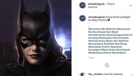 Te Hablan Dc Una Fan Nos Muestra Cómo Se Vería Emma Stone Como Batgirl