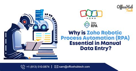 Why Is Zoho Robotic Process Automation Rpa Essential In Manual Data Entry